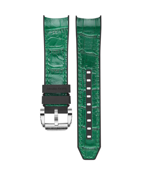 Green Lion Watch Strap | Premium Leather Wrist Strap